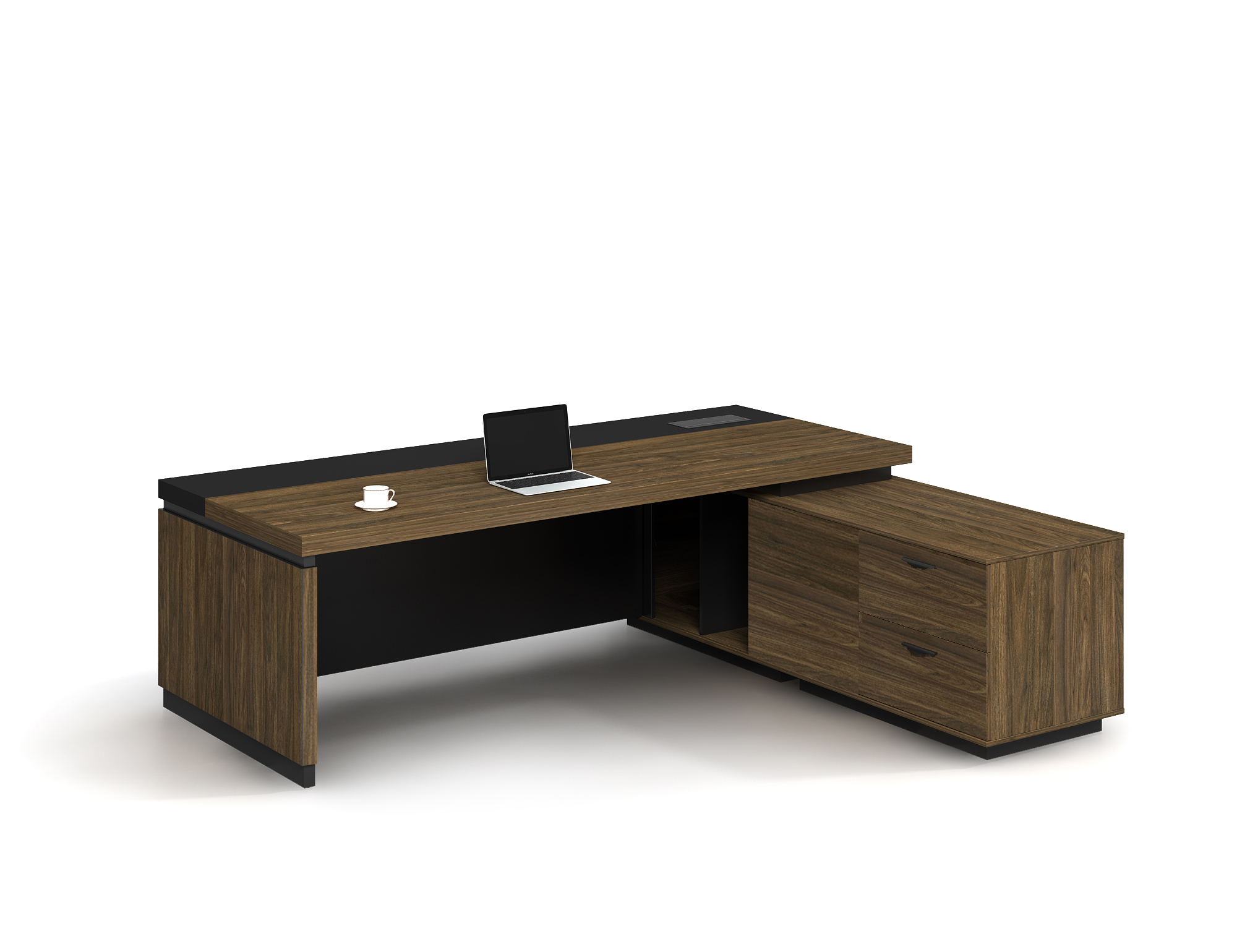 C Series Italian L-Shape Presidential Desk with Side Table | First ...