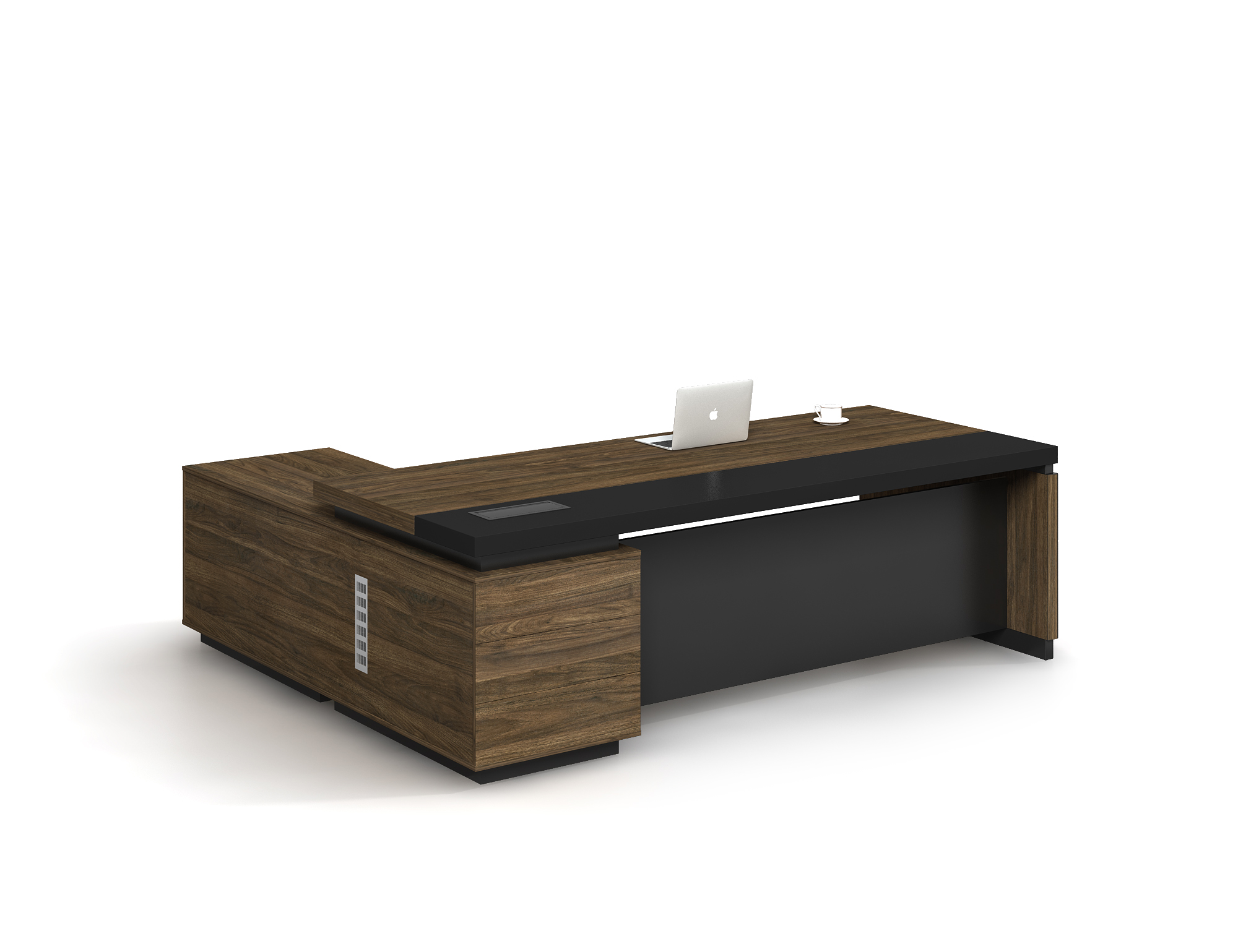 C Series Italian L-Shape Presidential Desk with Side Table | First ...